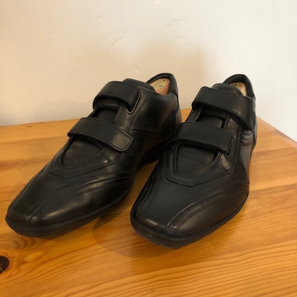 Hugo Boss | Shoes | Mens Hugo Boss Nottingham Black Leather Sneaker ...